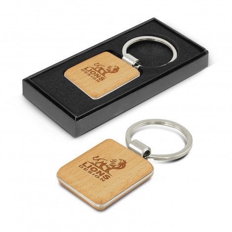Echo Key Ring - Square ~ A1 Promotional Products